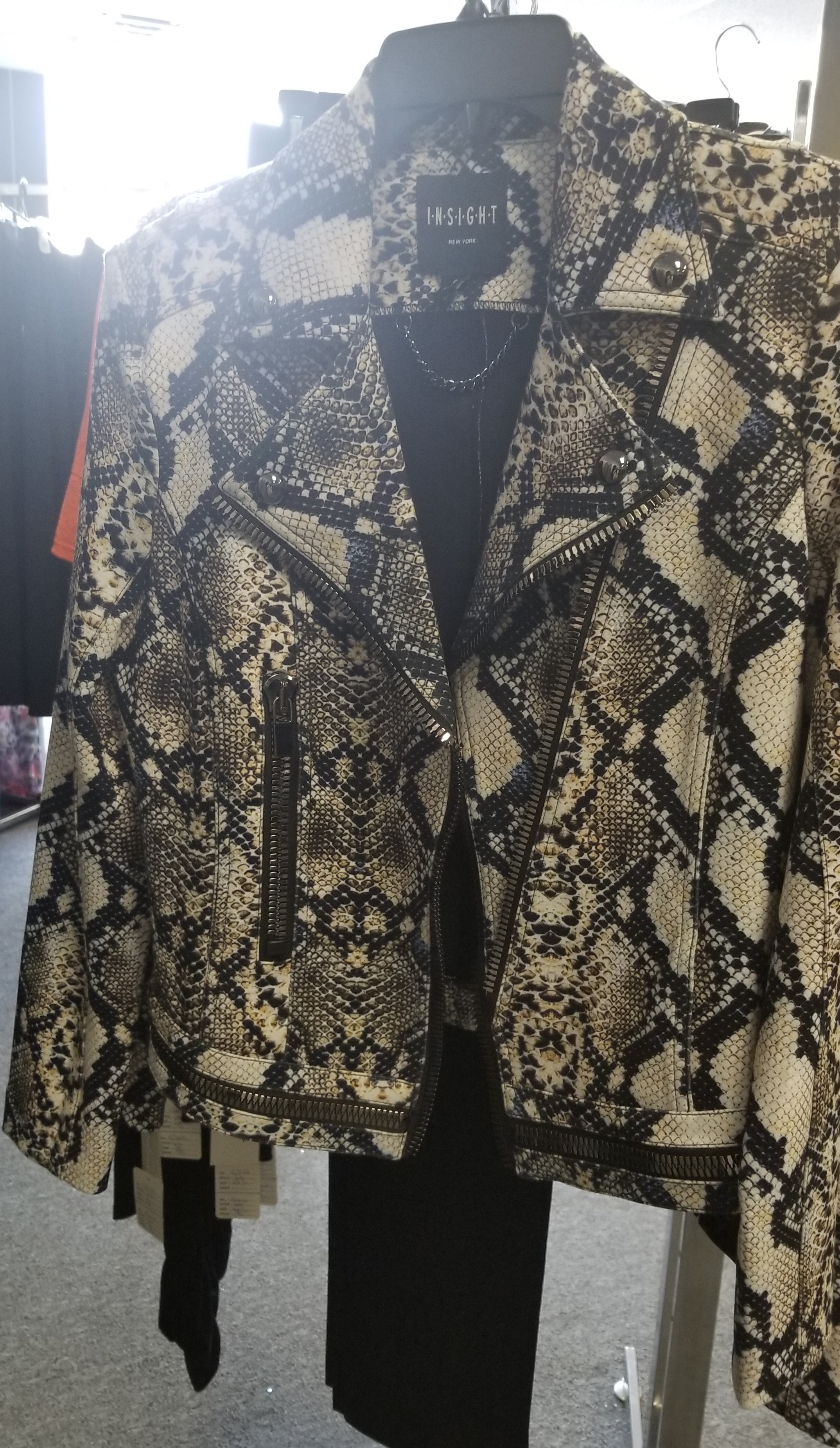 9033 Insight New York Jacket Python Zip Jacket SOLD OUT | chicdoor.com